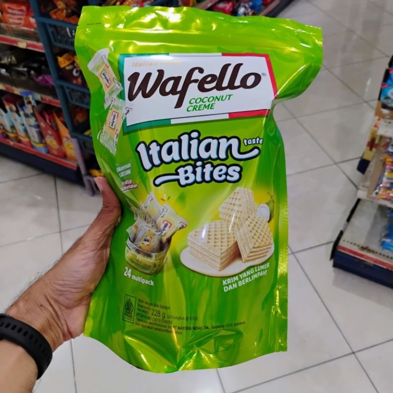 Jual Wafello Wafer Coconut Creme 228gr Pouch | Shopee Indonesia
