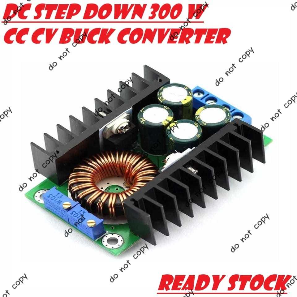 Jual Dc Dc 9a 300w Step Down Cc Cv Buck Converter 5 40v To 1 2 35v