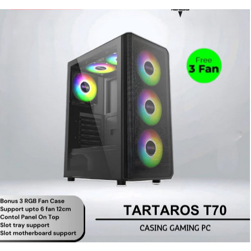Jual NYK Nemesis Casing Gaming TARTAROS T70 - PC Gaming Case NYK T 70 | Shopee Indonesia