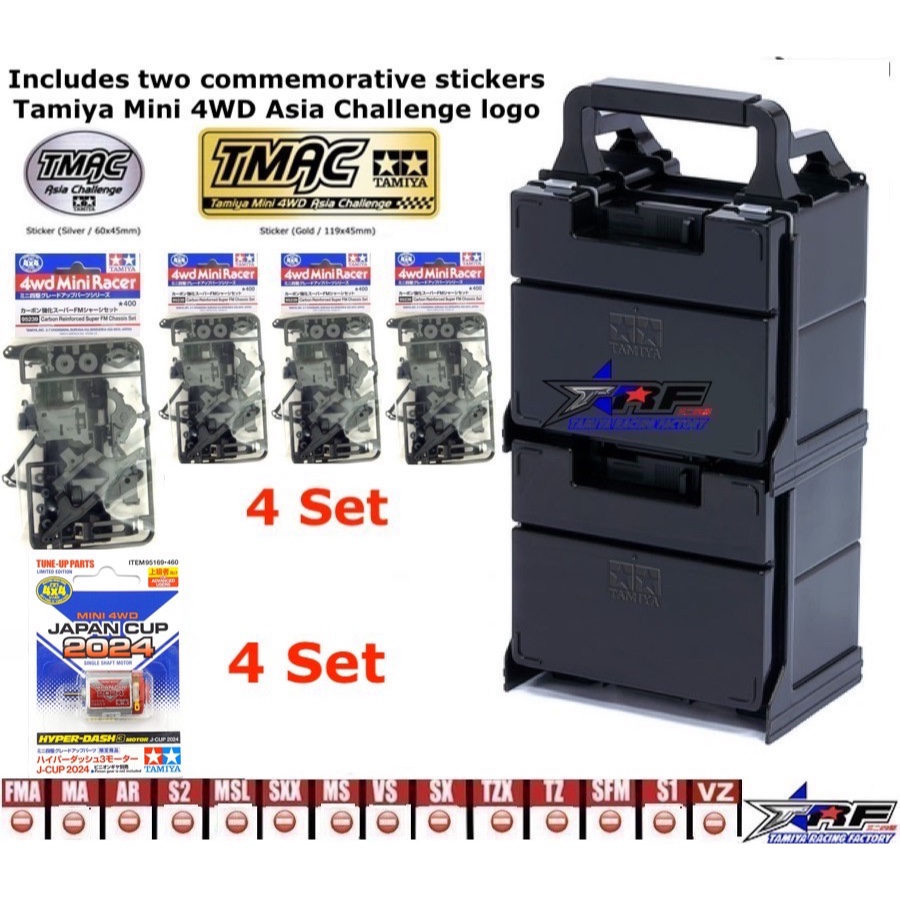 Jual TAMIYA 95671 95239 SUPER FM CARBON PITBOX PORTABLE PIT BLACK (ASIA ...