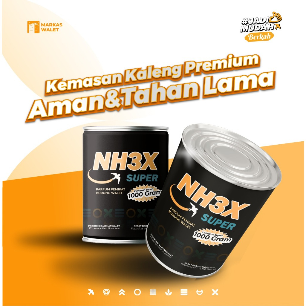 Jual Aroma Pemikat Walet NH3X Super - Bubuk Aroma Pemikat Burung Walet ...