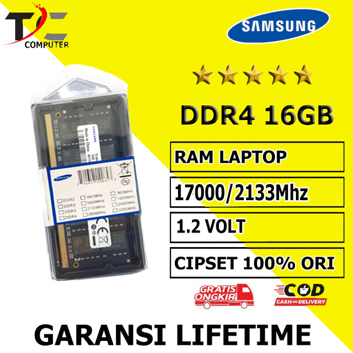 Jual Ram Memory Laptop DDR4 Sodim 16GB 2133/2400/2666/3200Mhz | Shopee ...