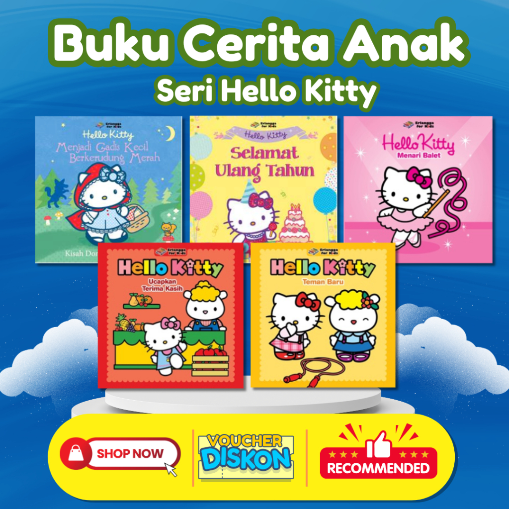Jual [Erlangga Official] Buku Cerita & Aktivitas Anak Seri Hello Kitty ...