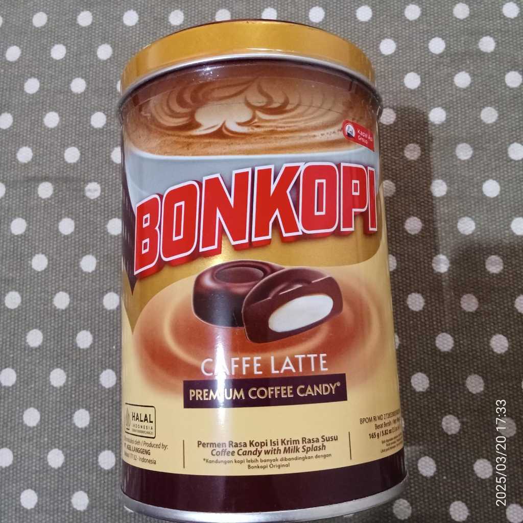 Jual bon kopi kaleng latte 165g candy | Shopee Indonesia