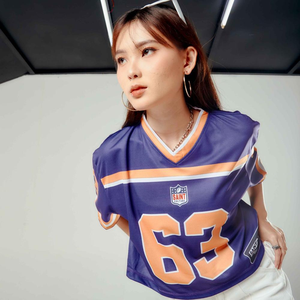 Jual Saint Culture / Purple Cute Crop 63 / Croptop Jersey Vintage ...