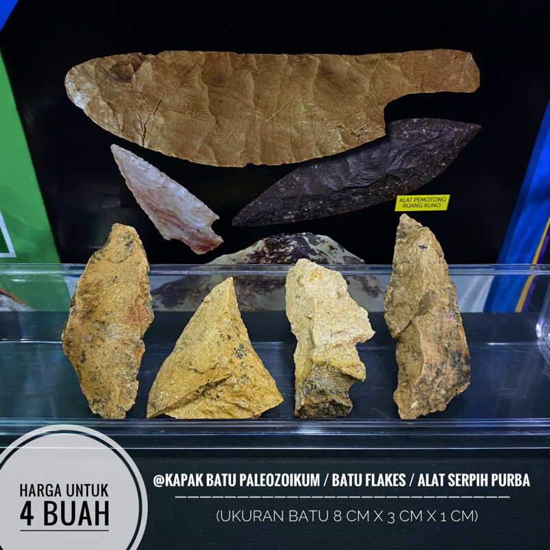 Jual Kapak Batu Paleolitikum Temuan C28 atau Batu Flakes Temuan atau ...