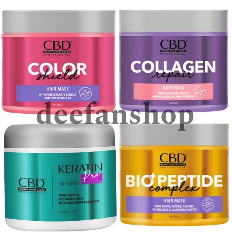 Jual CBD Hair Mask Keratin Pro / Color Shield / Collagen / Bio+Peptide ...