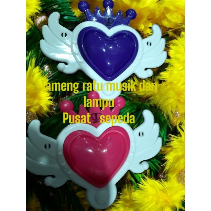 Jual Tameng sepeda Queen Ratu musik lampu | Shopee Indonesia