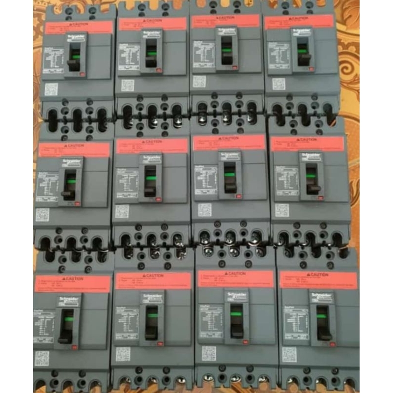 Jual Mccb merk Schneider type EZC100F original 3p amper mulai dari 25A sampai 100A. | Shopee ...