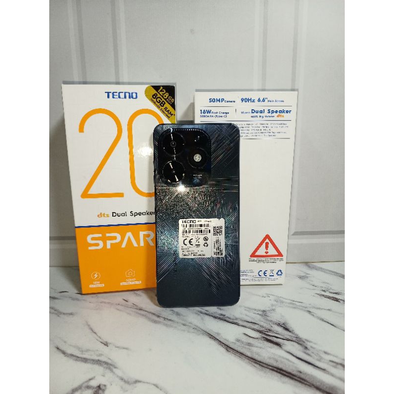 Jual TECNO SPARK 20C SECOND FULLSET ORI RESMI | Shopee Indonesia