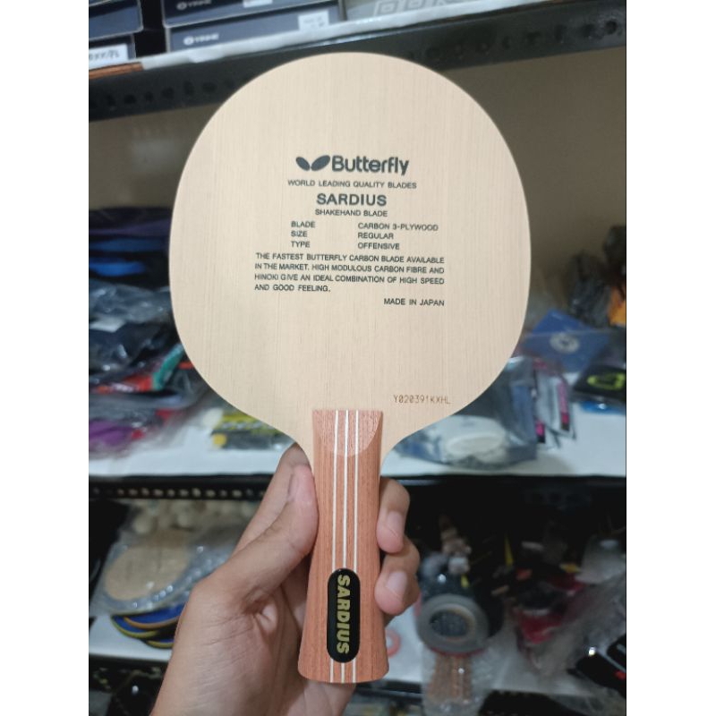 Jual KAYU TENIS MEJA BUTTERFLY SARDIUS ORIGINAL | Shopee Indonesia