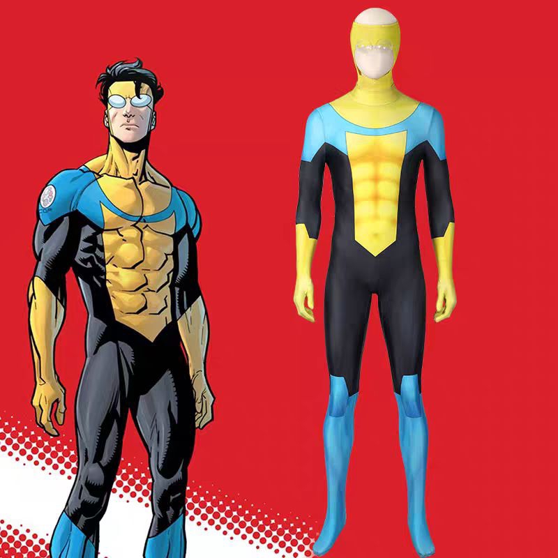 Jual Invincible Mark Grayson Printed Spandex Lycra Costume [Brand ...