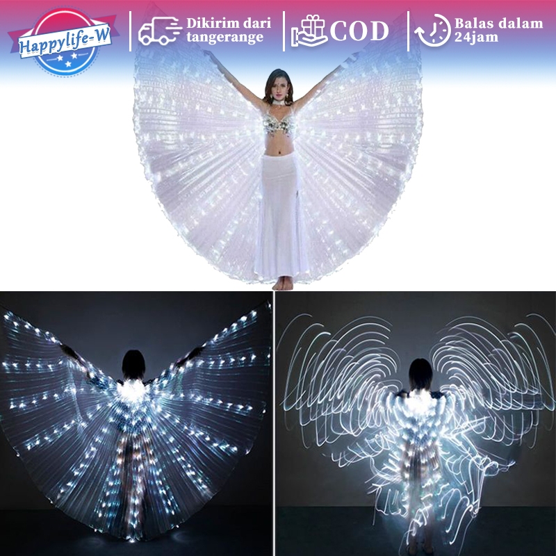 Jual Led Kostum Sayap Anak Aldult Kostum Sayap Malaikat Putih Sayap ...
