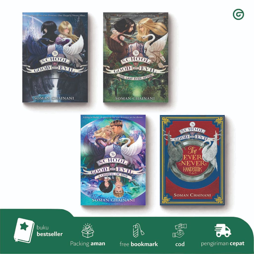Jual The School For Good and Evil 1 - 7 Complete Books Series by Soman ...