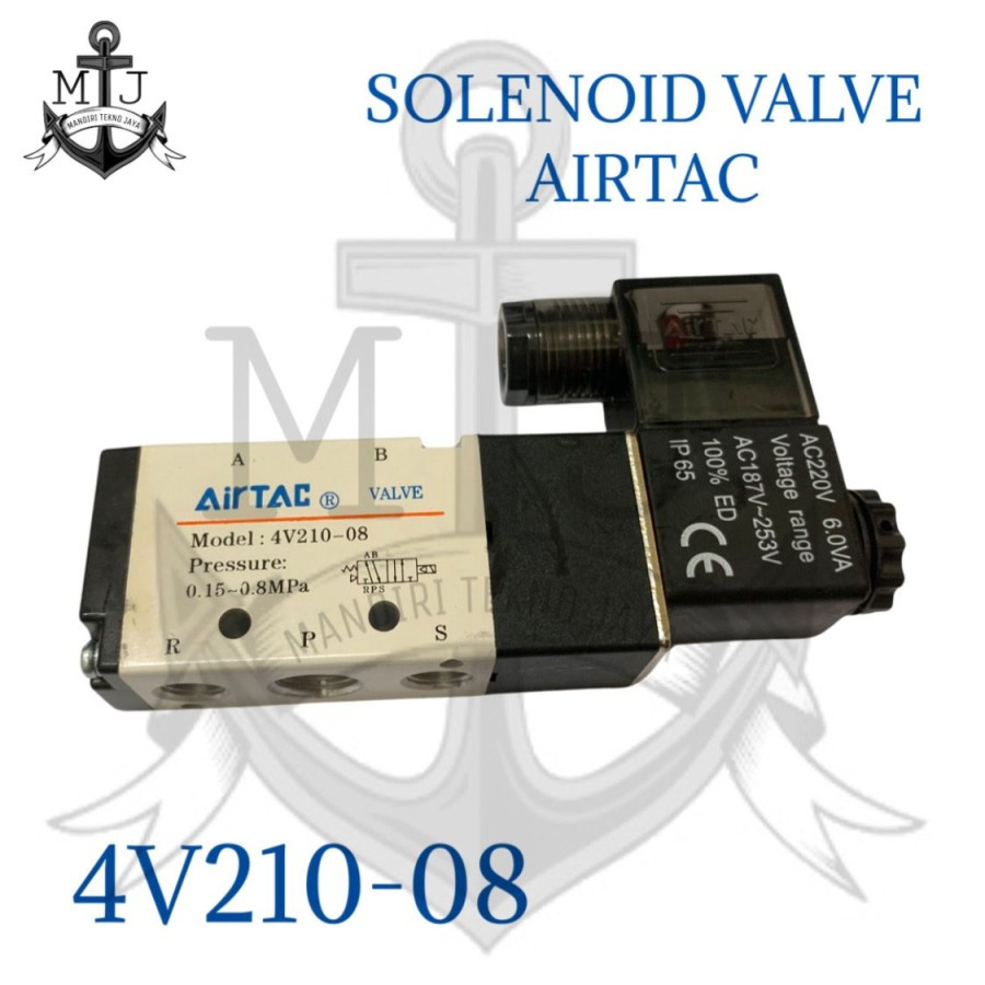 Jual Solenoid valve 4v210 08 Airtac 12VDC | Shopee Indonesia