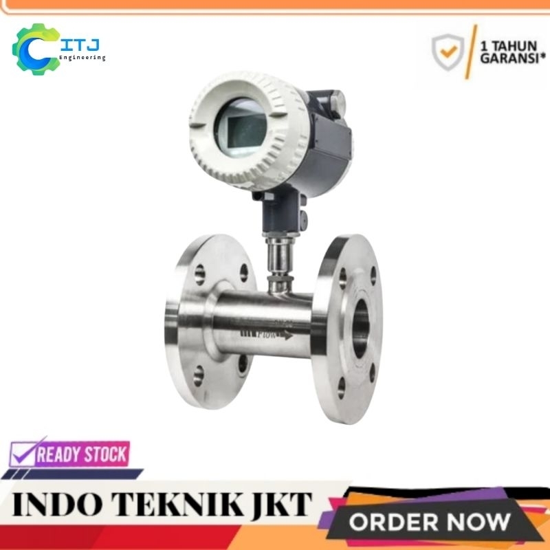 Jual Flow Meter/ Flowmeter Turbine Digital SHM 3" inch DN80 SS 316L | Shopee Indonesia