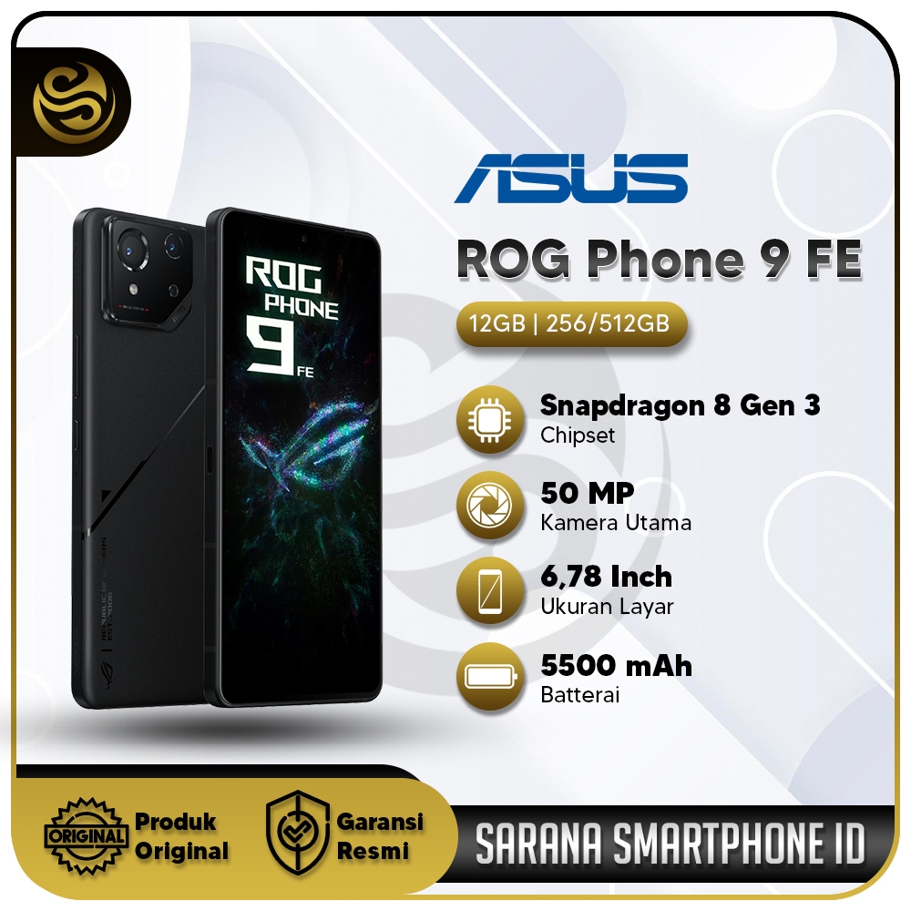 Jual Asus ROG Phone 9 FE Smartphone Gaming Original Garansi resmi | Shopee Indonesia