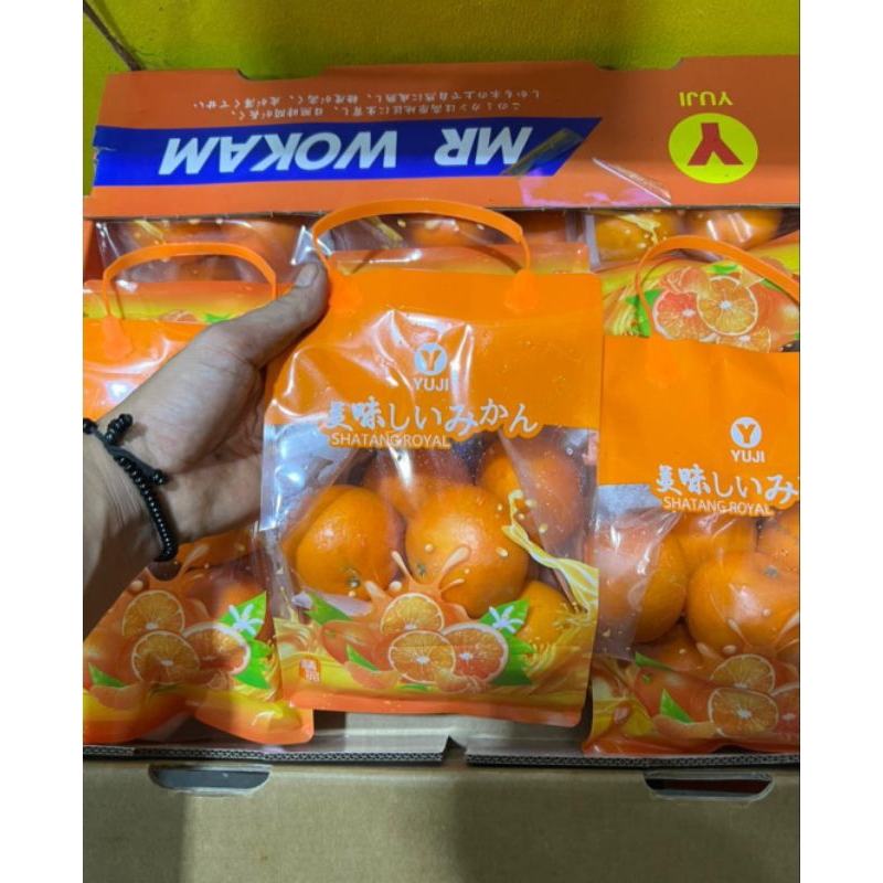 Jual Jeruk Wokam Bag isi 9 Kantong per Kg Jeruk Mr Wokam Jeruk Mandarin ...