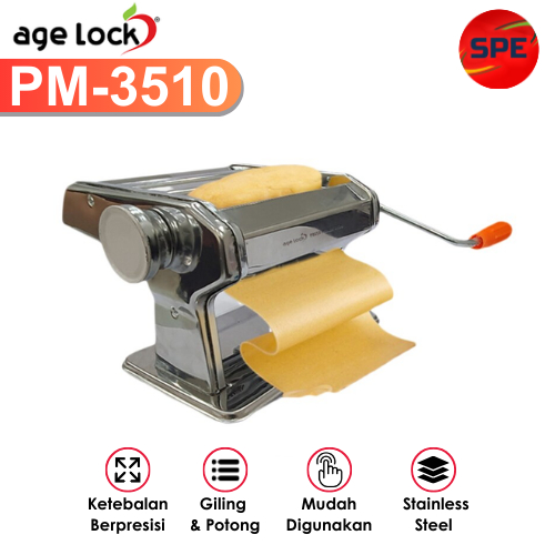 Jual MESIN GILINGAN MIE PASTA MAKER 3510 AGE LOCK GARANSI RESMI (MEDAN ...