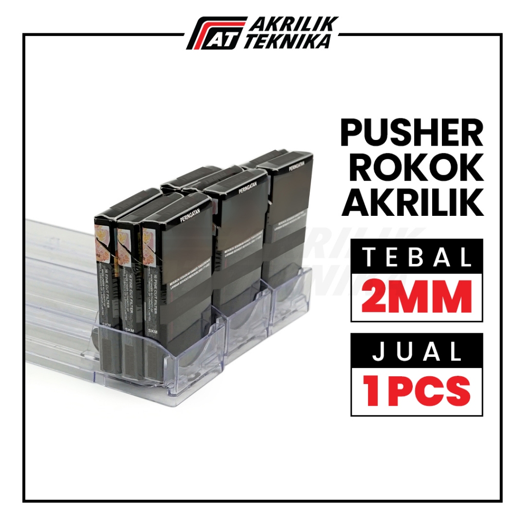 Jual Pusher Rokok Akrilik / Rak Rokok Minimarket / Cigarettes Acrylic ...