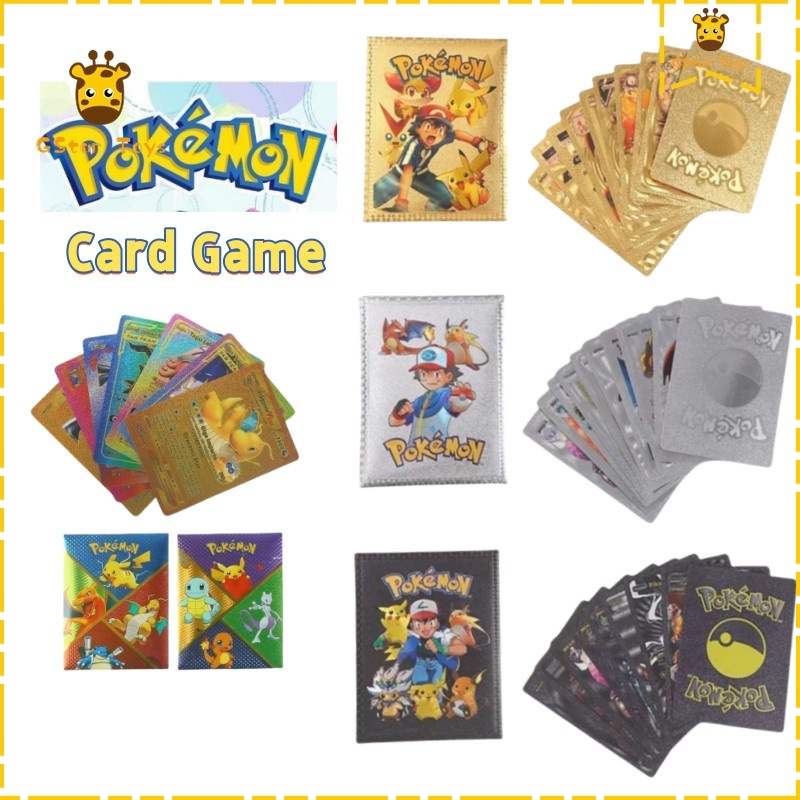 Jual Gstar Kartu Pokemon 55Pcs Mainan Peliharaan Elf Kartu/Pikachu ...