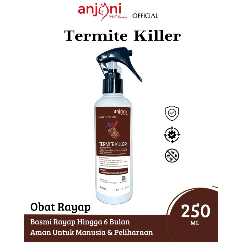 Jual ANJANI PET CARE Termite Killer Obat Pembasmi Rayap Spray Membantu ...