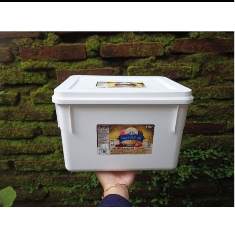 Jual GROSIR EMBER ICE CREAM CAMPINA 8 LITER DENGAN TUTUP (DAPAT 2 EMBER ...