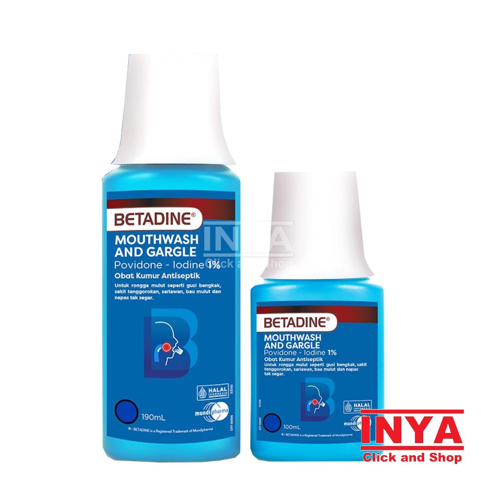 Jual BETADINE MOUTHWASH AND GARGLE - Obat Kumur Antiseptik | Shopee Indonesia