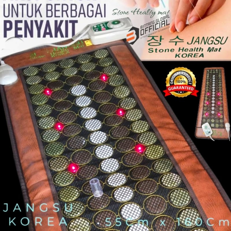 Jual JADMAT JANGSU HEALTY STONE KOREA Matras Terapi Giok gelombang ...