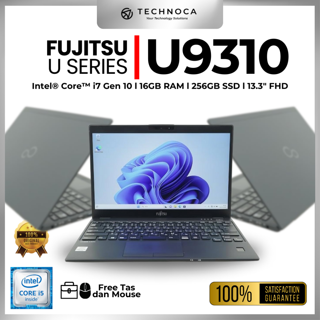 Jual FUJITSU U9310 CORE i7 GEN10 RAM 16GB SSD 256GB NVME | Shopee Indonesia