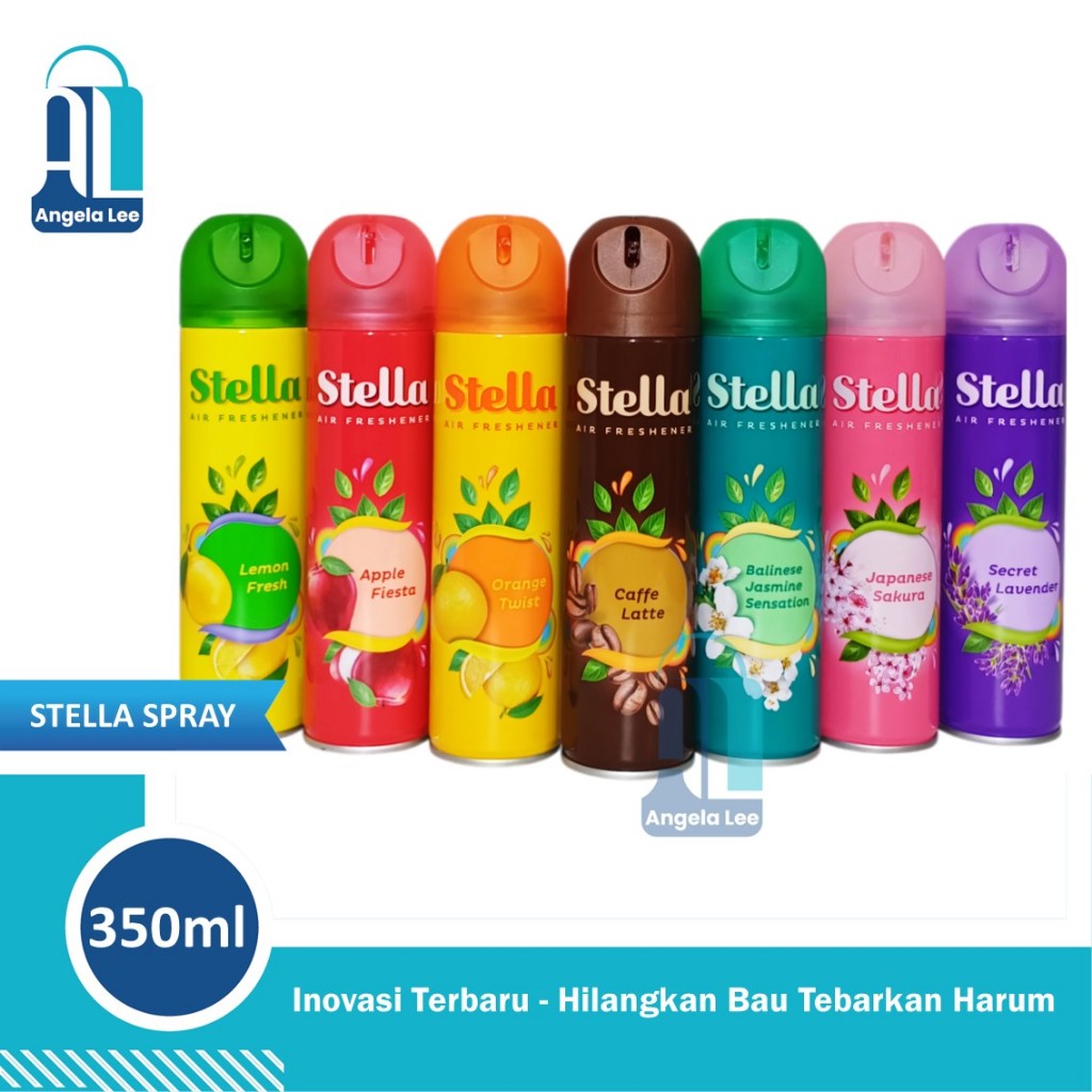 Jual Pengharum ruangan Spray Stella Home Semprot Botol 350ml | Shopee ...