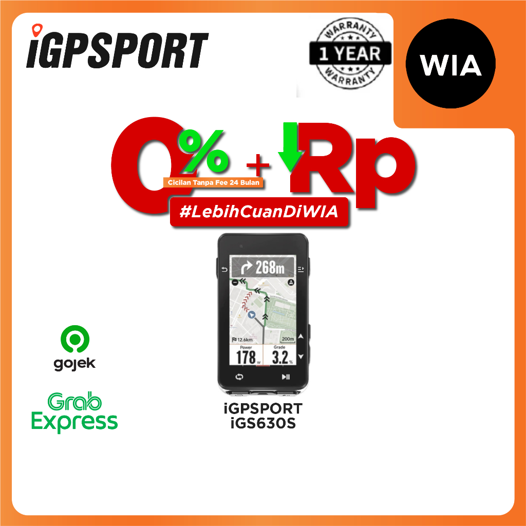 Jual iGPSport iGS630S Bike Smart Computer Original Garansi 1 Tahun ...