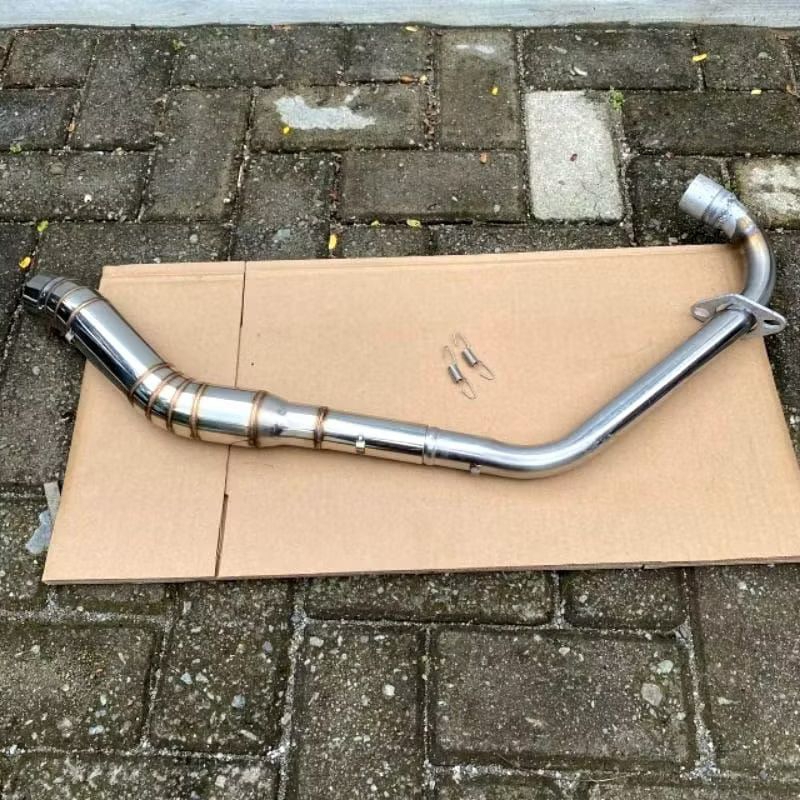 Jual big elbow 51mm stainless for Tmx 125/155 Rusi tc 125/150 Raider ...