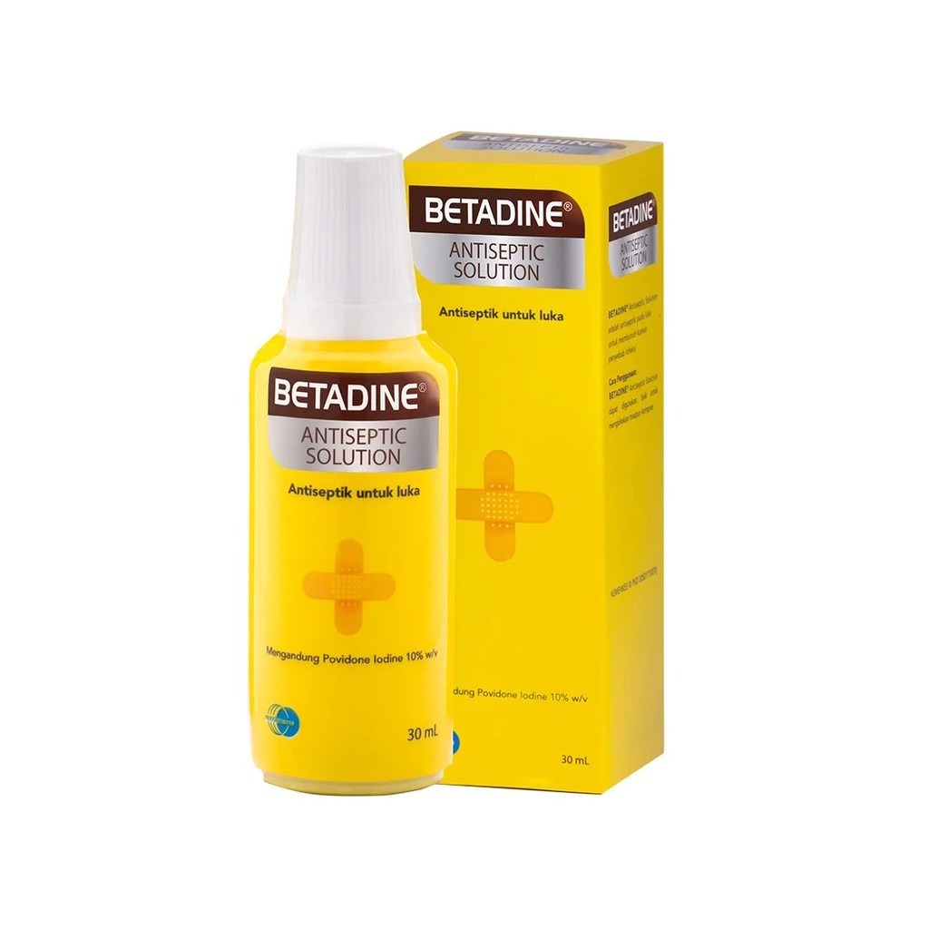 Jual BETADINE SOLUTION 30 ML - P3K | Shopee Indonesia