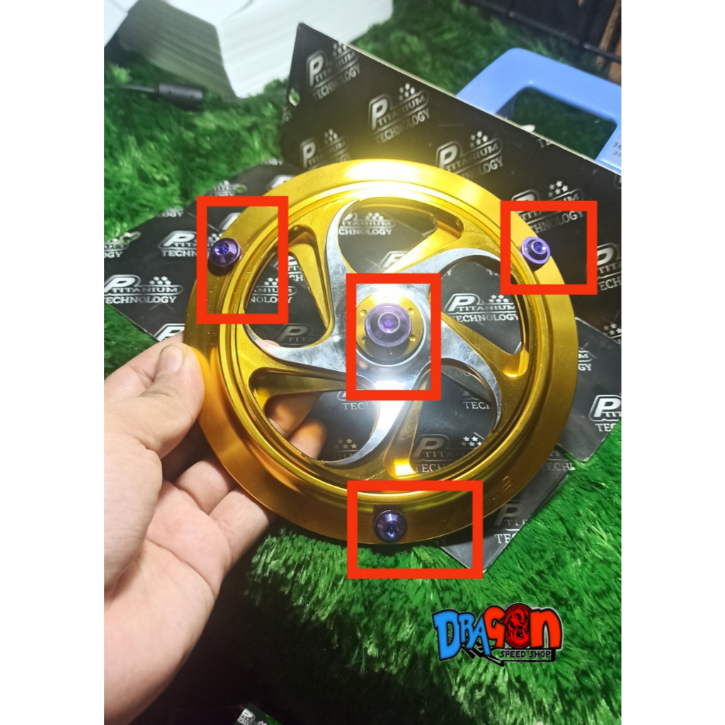Jual Baut titanium spinner model big hend original vietnam 🇻🇳🇻🇳 ...