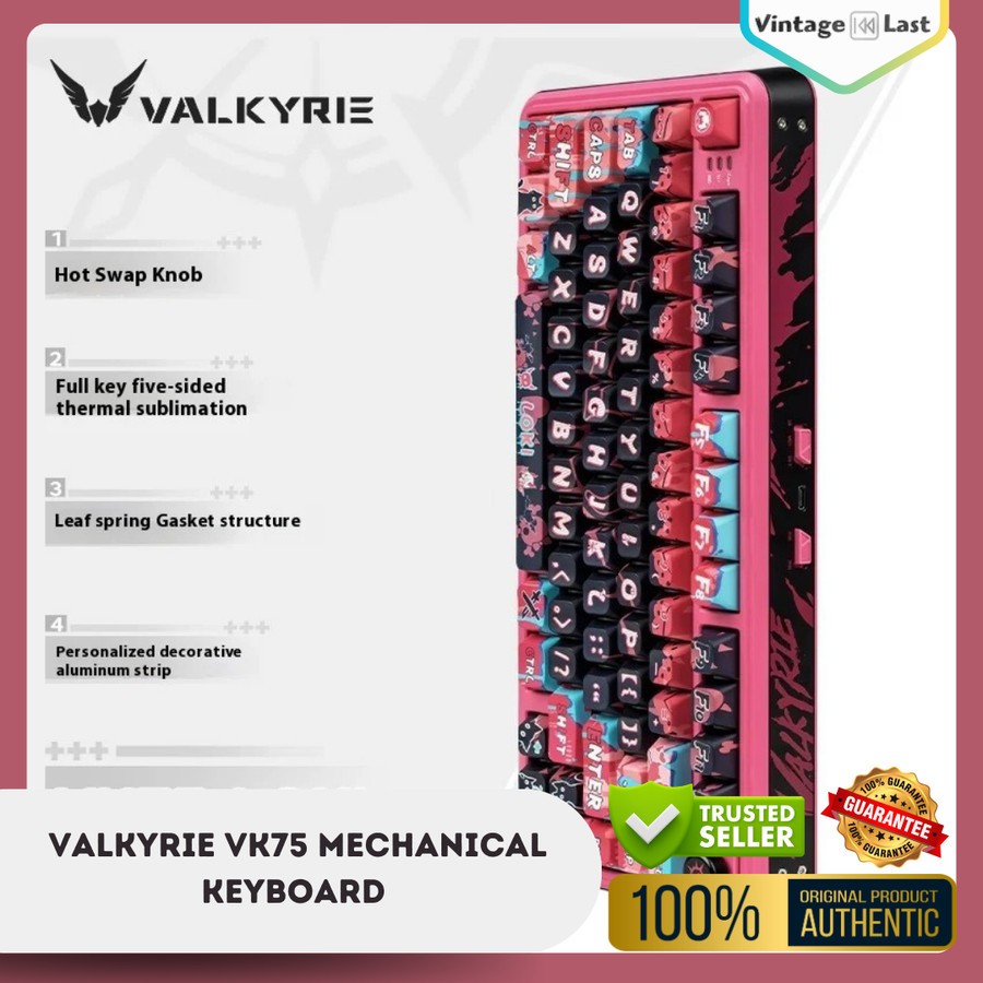 Jual VALKYRIE VK75 Mechanical Keyboard | Shopee Indonesia