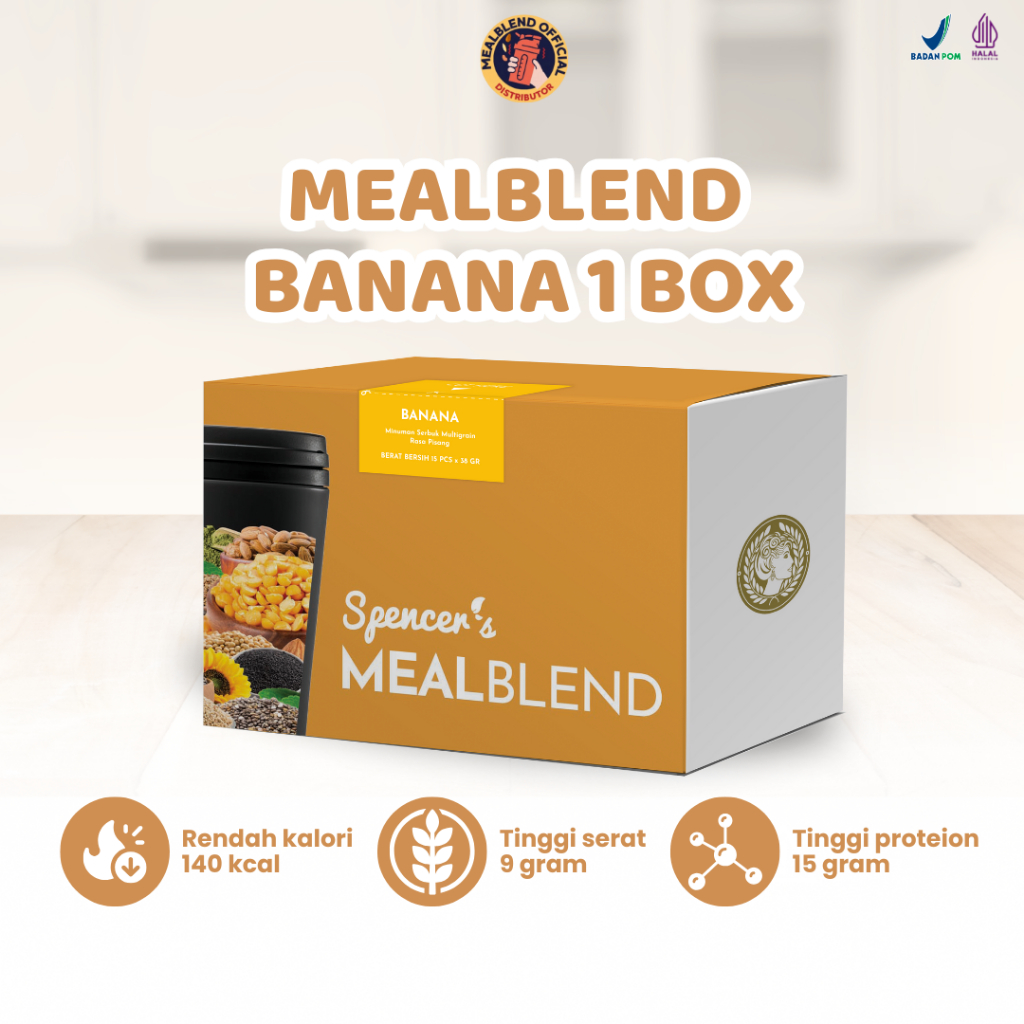 Jual Multigrain Spencer Mealblend 1 Box Banana Isi 15 Sachet Minuman ...
