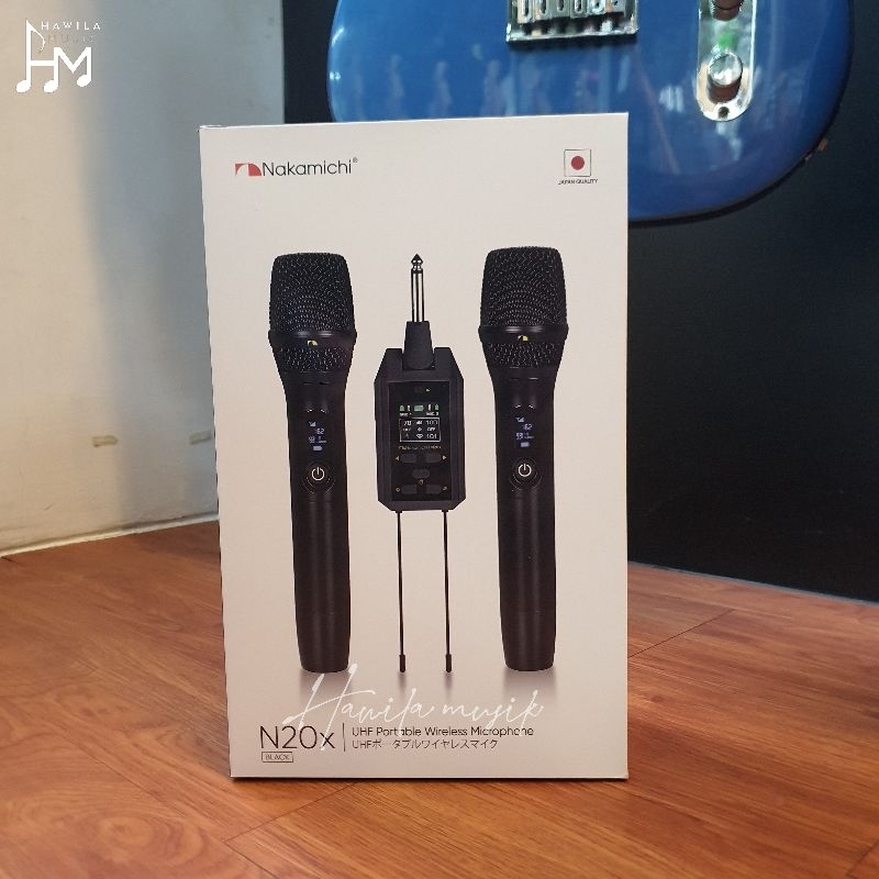 Jual Mic Nakamichi N20X N20 X Mic Wireless Dual Handheld Receiver Original | Shopee Indonesia
