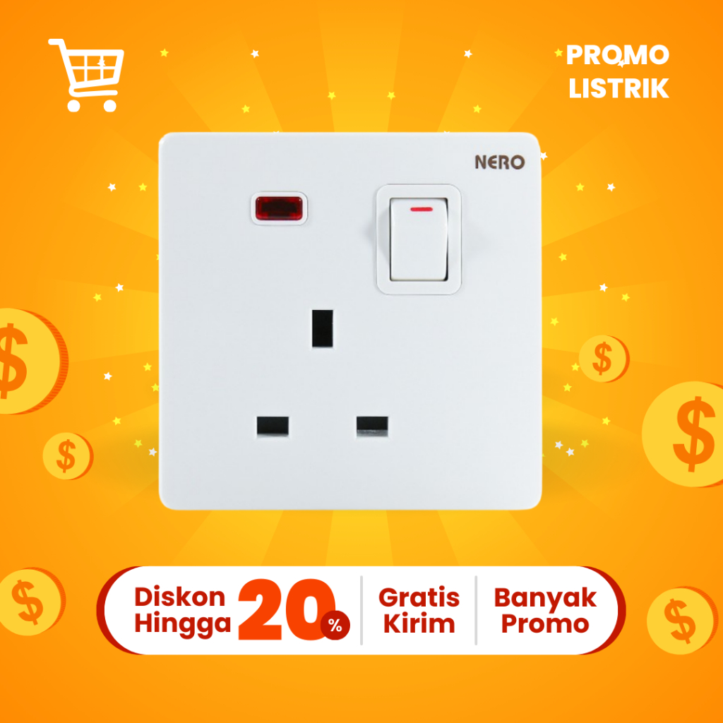 Jual STOP KONTAK SAKLAR AC CASA X21311VD-W WHITE | Shopee Indonesia
