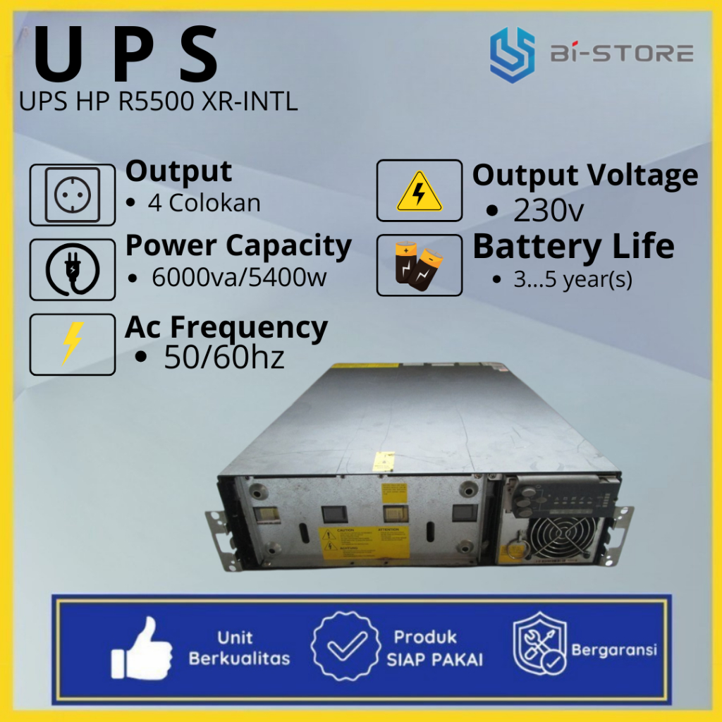 Jual UPS Hp R5500 XR-INTL 6000 Va Dan 5400 Watt | Shopee Indonesia