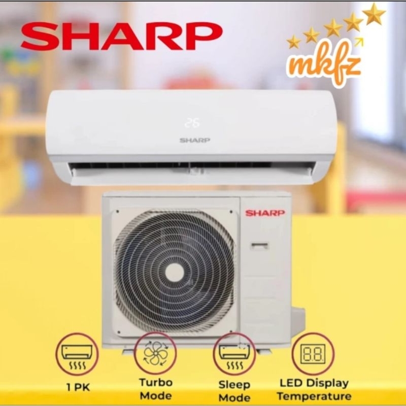 Jual AC SHARP 1PK TYPE 09ZCY(GARANSI RESMI) | Shopee Indonesia