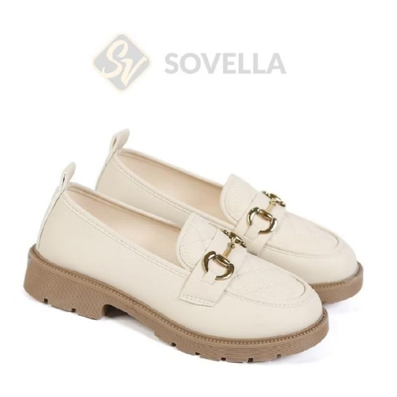 Jual Sovella Kiara Korean Pentofel Hitam Putih Karet, enak di pakai ...
