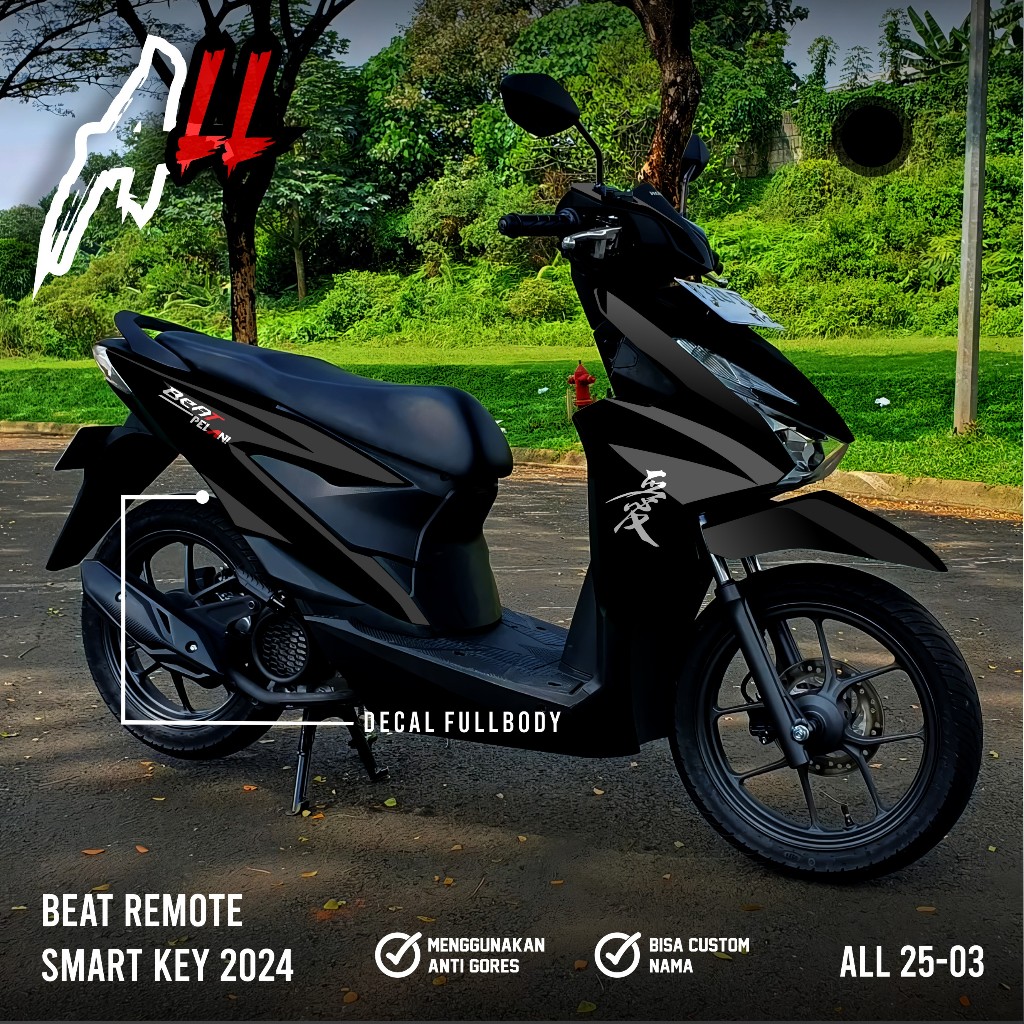 Jual (COD) TERBARU Stiker Decal Full Body Beat REMOTE SMART KEY Sporty ...