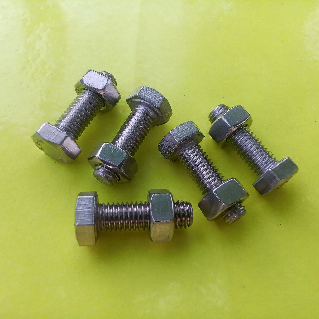 Jual BAUT STAINLESS M8 X 35 / BAUT 13 KUNCI 13 / BAUT SS M8 X 35 SUS ...