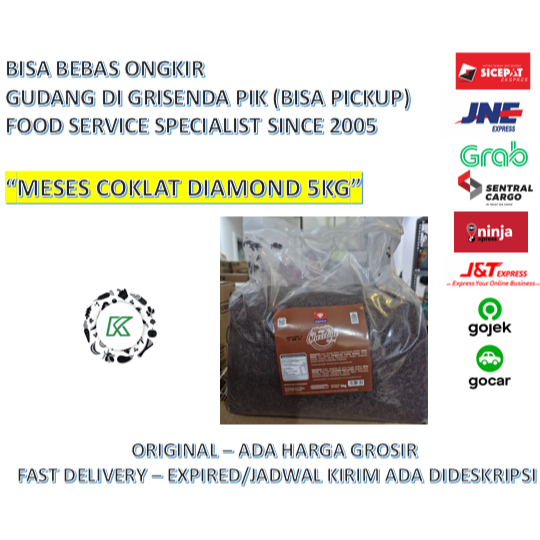 Jual Meses Coklat Butir Diamond 5kg pack pabrik | Shopee Indonesia