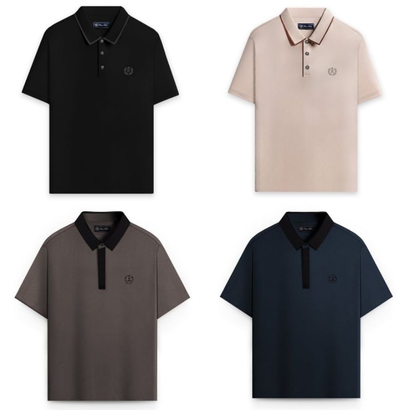 Jual [100% ORIGINAL] RUCAS TAILOR POLO SHIRT BLACK BROWN NAVY | Shopee ...