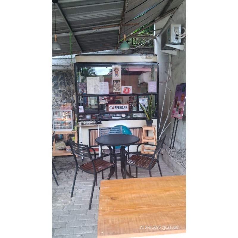 Jual booth container box 200x200x200 plus AC Meja kursi showcase dan ...