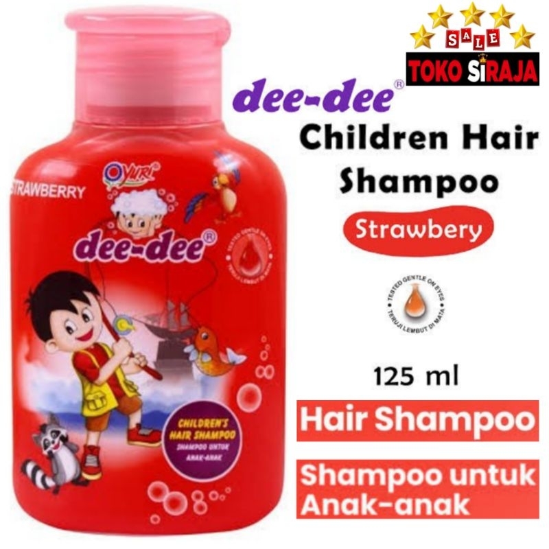 Jual DEE-DEE HAIR SHAMPOO STRAWBERRY 125 ML / SHAMPO ANAK ANAK DEE DEE AROMA BUAH STROBERI 125ML ...