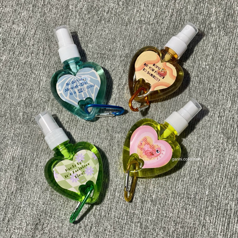 Jual Hand sanitizer Love Spray | Free Carabiner | Gantungan Tas ...