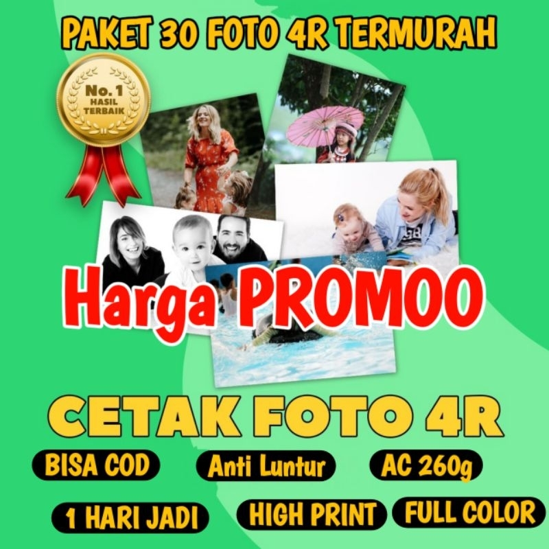Jual Paket Cetak Foto 4R Isi 30 pcs | Shopee Indonesia
